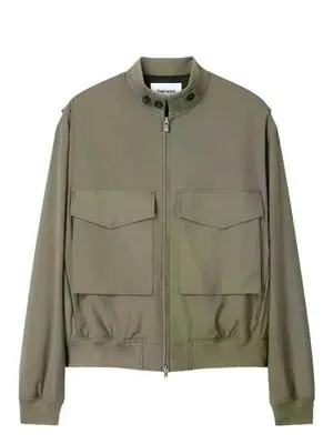 TONYWACK Zip-up Jacket With Patch Pockets - Green