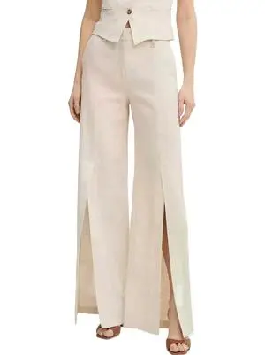 FRACOMINA Front-Slit Wide-Leg Trousers