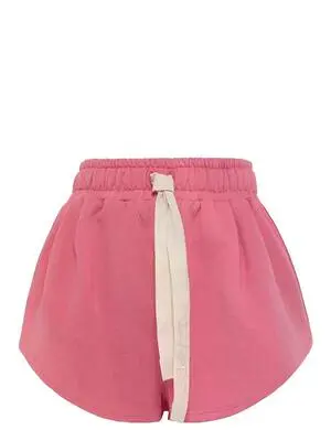 LANEUS Drawstring Track Shorts - Pink