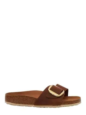 BIRKENSTOCK Madrid Big-buckle Leather Sandals - Brown