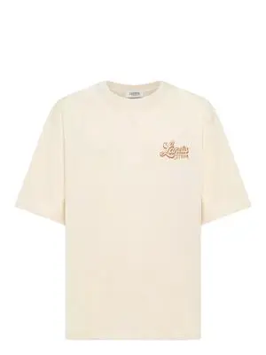 LANEUS Graphic-print T-shirt - Neutrals