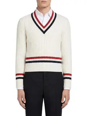 Thom Browne Sweater - White