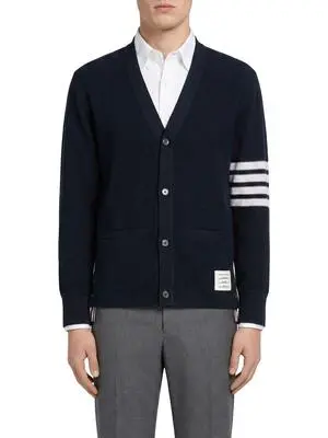 Thom Browne Cotton Cardigan - Blue