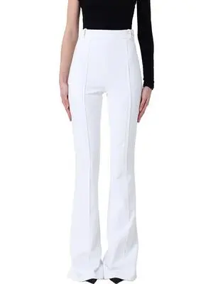 Elisabetta Franchi Wide Leg Trousers - White