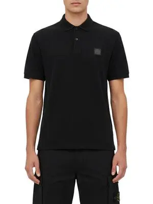 Stone Island Polo Shirt Men Black
