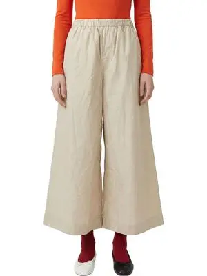DANIELA GREGIS Wide Leg Trousers - Natural