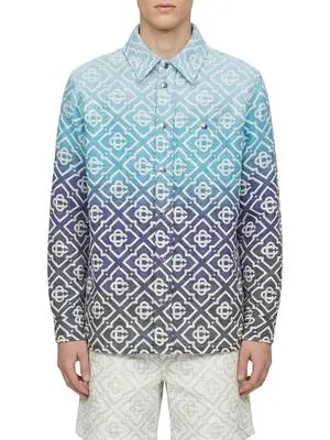 Casablanca Printed Jacket - Blue