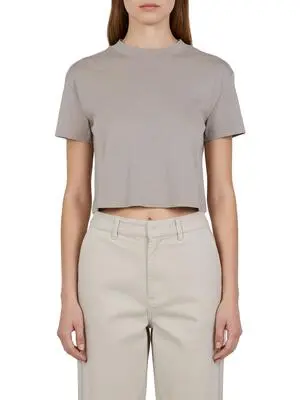 THOM KROM Cropped T-shirt - Grey