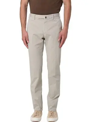 Incotex Tailored Trousers In Stretch Cotton - Ice