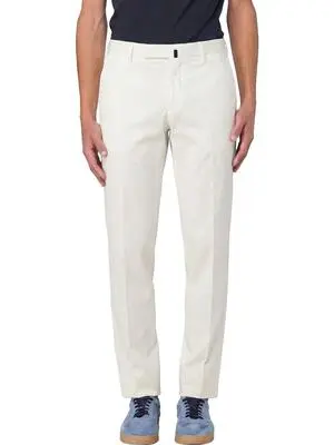 Incotex Flat Front Trousers - White