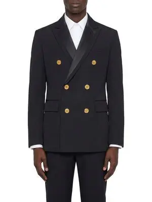 Sacai Double Breasted Jacket - Black