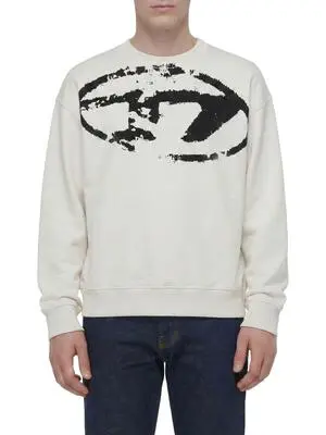 DIESEL Crewneck Sweatshirt - White