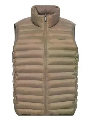 Calvin Klein Zip-up Padded Gilet - Brown