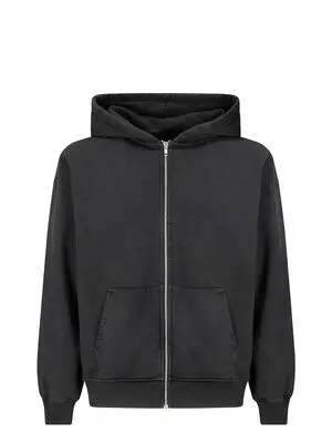 Colorful Standard Zip-Up Hoodie Black
