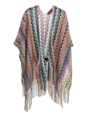 Missoni Fringed Cape - Pink