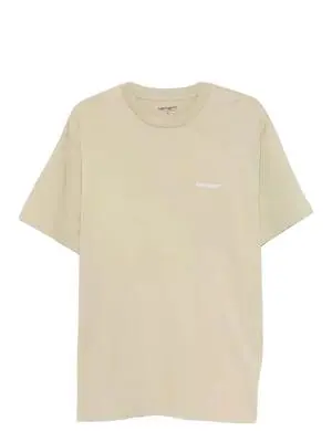 Carhartt Work In Progress Script-embroidery T-shirt - Neutrals