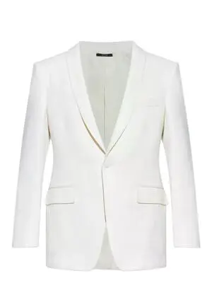 TOM FORD Shawl-lapel Pocket Blazer - White