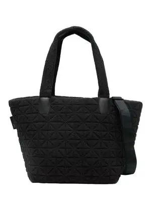 VEECOLLECTIVE Medium Vee Quilted Tote Bag - Black