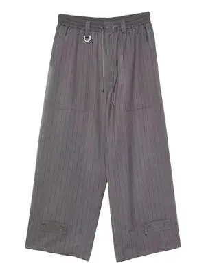 Y3 Pinstripe-Pattern Trousers