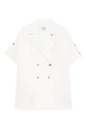 Herno Double-breasted Coat - White