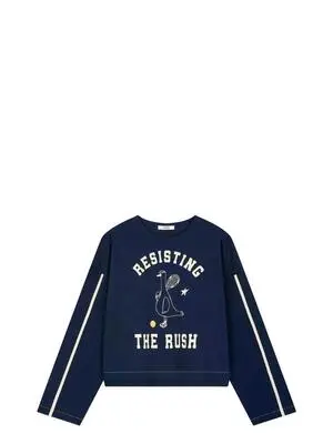 STUDIO TOMBOY Duck Print Sweatshirt - Blue