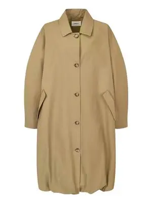 STUDIO TOMBOY Buttoned Trench Coat - Neutrals