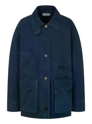 STUDIO TOMBOY Buttoned Denim Jacket - Blue