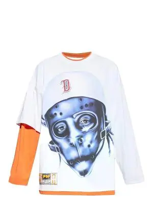 PDF Graphic-print Crew-neck T-shirt - White