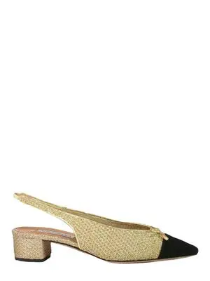 AQUAZZURA Gioia Slingback Pumps - Brown