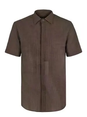 Emporio Armani Short-sleeve Shirt - Brown