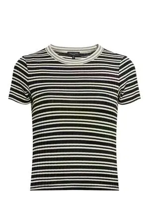 RAG & BONE Striped Ribbed T-Shirt