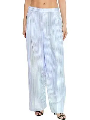 RAG & BONE Striped Pleated Trousers