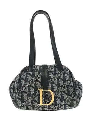 Dior 2003 Trotter Canvas Mini Bag - Blue