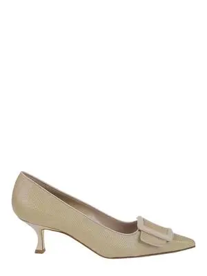 Manolo Blahnik Maysale Pumps - Neutrals