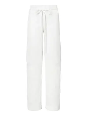Tory Burch Cotton Jacquard Pant - Neutrals