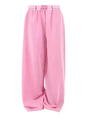 ROWEN ROSE Wide-leg Trousers - Pink