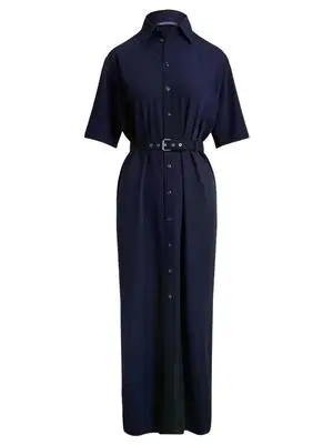 Ralph Lauren Carol Belted Dress - Blue