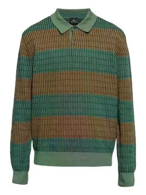 Paul Smith Striped Polo Shirt - Green