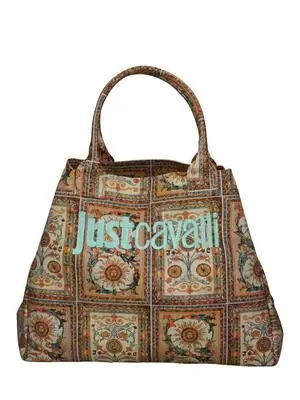 Just Cavalli Floral-print Tote Bag - Brown