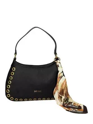 Just Cavalli Scarf Detail Bag - Black
