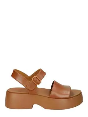 CAMPER Buckle-Strap Platform Sandals