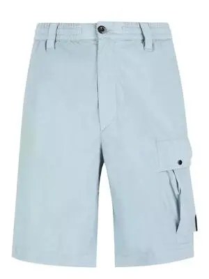 C.P. COMPANY Button-fastening Cargo Shorts - Blue