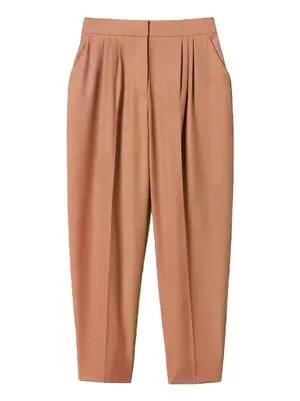 TWINSET Pleated Trousers - Brown