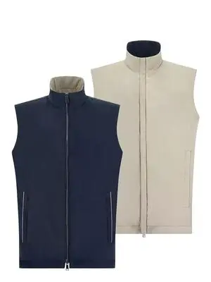 Paul & Shark Reversible Gilet - Blue
