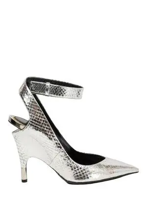 TOM FORD Crossover-strap Pumps - Silver