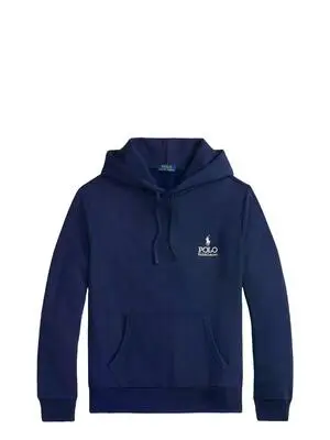 Polo Ralph Lauren Logo-embroidered Hoodie - Blue
