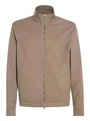 Zegna Zip-fastening Jacket - Brown