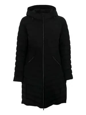 Moose Knuckles Hooded Quilted Coat - Black