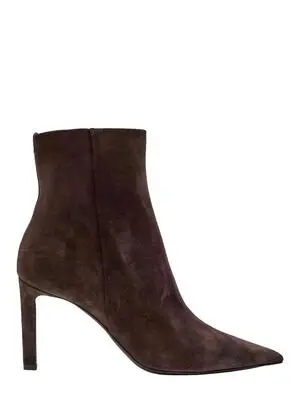 JIMMY CHOO Frankie 85 Suede Boots - Brown