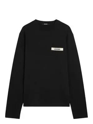 Jacquemus Logo-patch T-shirt - Black